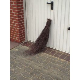 Reisigbesen, ohne Stiel, ca. 90 cm kang